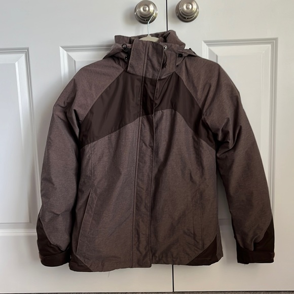 Columbia | Jackets & Coats | Double Shelled Interchangeable Brown ...